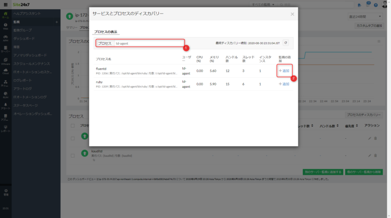 CloudWatchでプロセス監視する手順をLinuxとWindowsともに詳しく紹介 - Site24x7